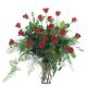 Red Roses Tribute Vase | Flowers | Maple Ridge Funeral